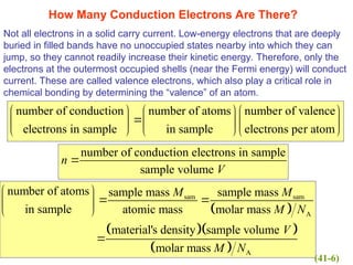 Conduction of Electricity in Solids and Analysis | PPT