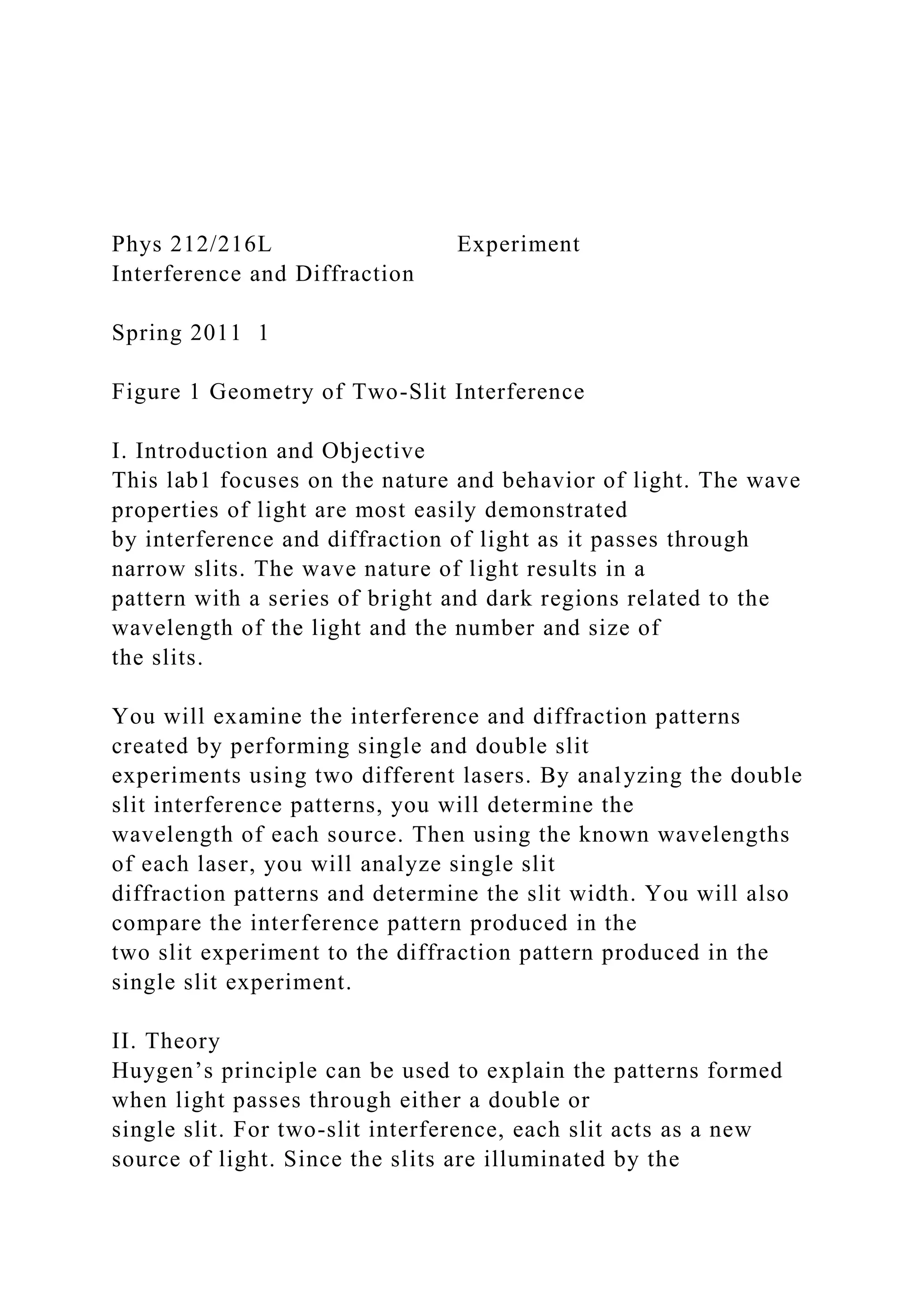 Phys 212216L Experiment Interferenc.docx