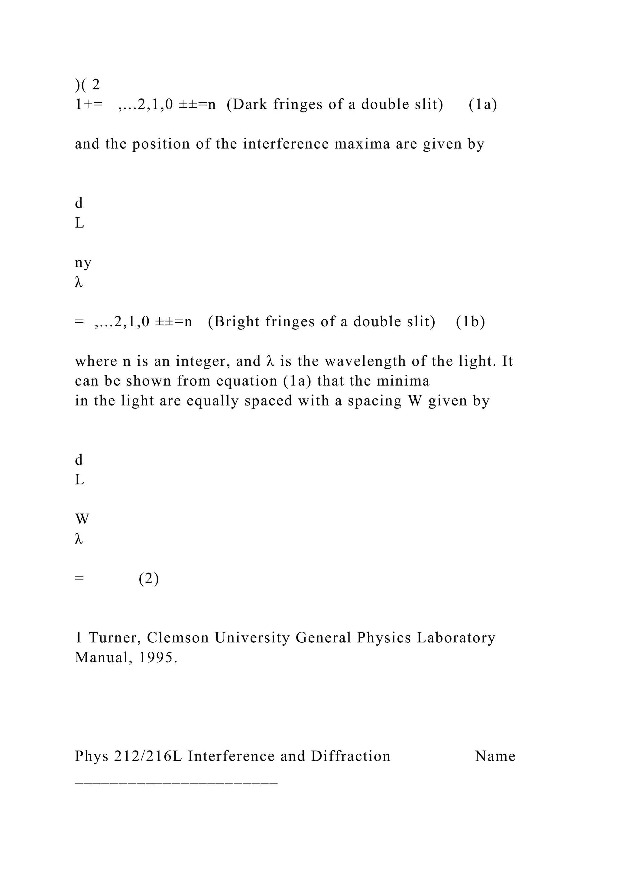 Phys 212216L Experiment Interferenc.docx