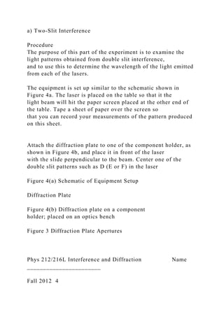 Phys 212216L Experiment Interferenc.docx