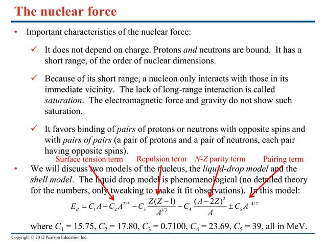 Nuclear Physics Lecture | PPT | Chemistry | Science