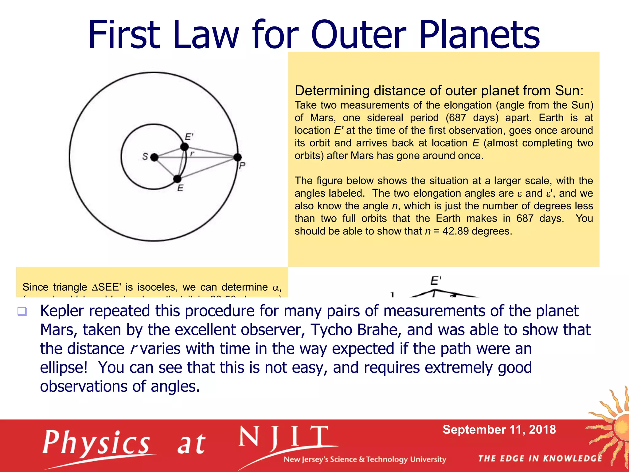 Keplers Law of Motion Physical Science | PPTX