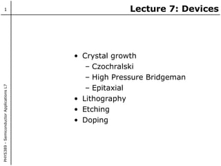 Ppt on highpressurebridgemancrystalgrowt | PPT
