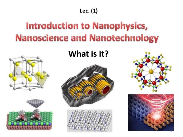 Nanophysics lec (1)