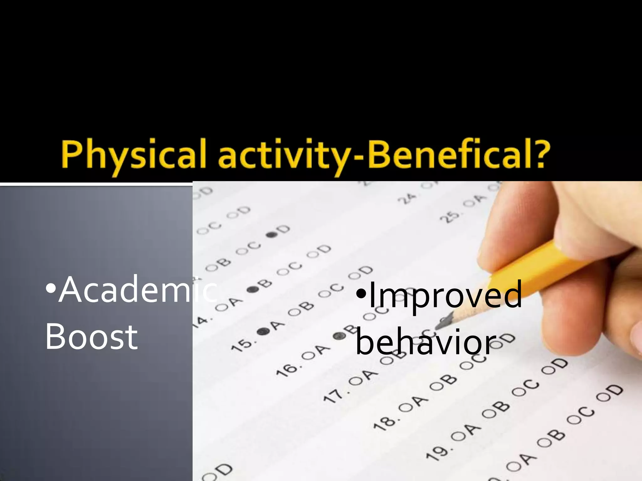 Physical Activity and Academic Performance v1 | PPTX