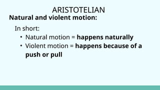 PHYSICAL SCIENCE LESSON 2 INVESTIGATING PRINCIPLES OF GOVERNING MOTION ...