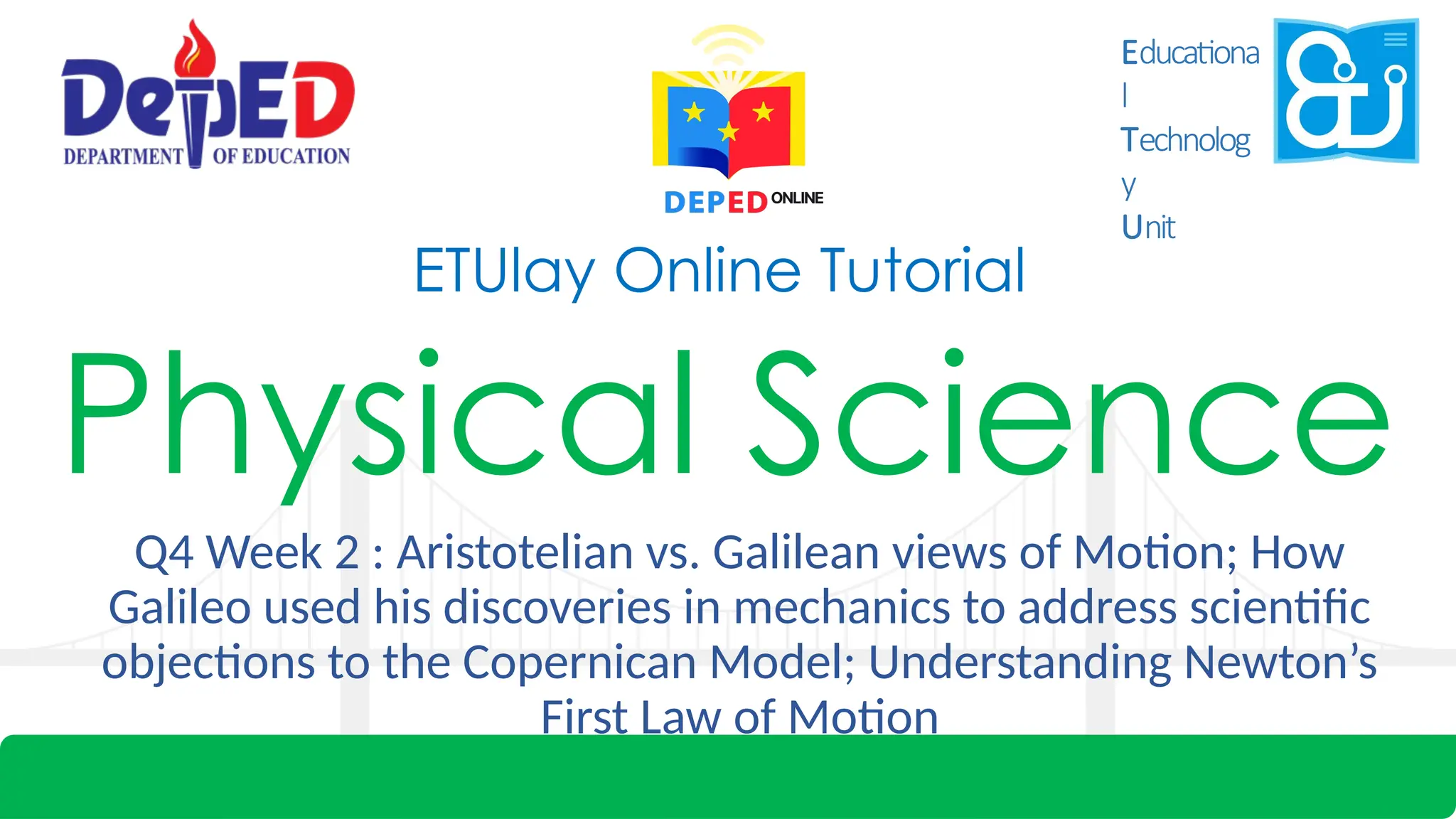 ETULAY Physical Science Week 2 PowerPoint | PPTX
