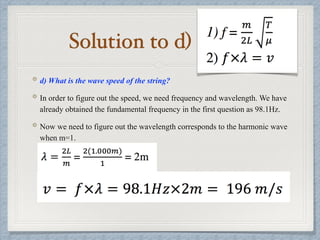 Physics LO - Investigation of Standing Waves on Strings (Updated) | PDF
