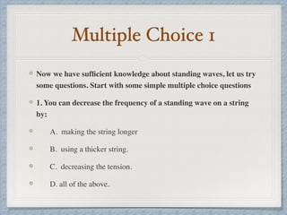 Physics LO - Investigation of Standing Waves on Strings (Updated) | PDF