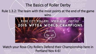 Meg Pickett on the Physics of Roller Derby | PPTX