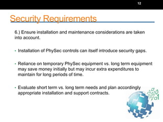 Physical Security - Why Your Business Needs It | PPTX