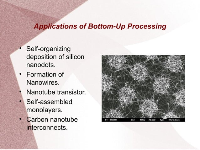 bottom up process for nenometirial | PPT