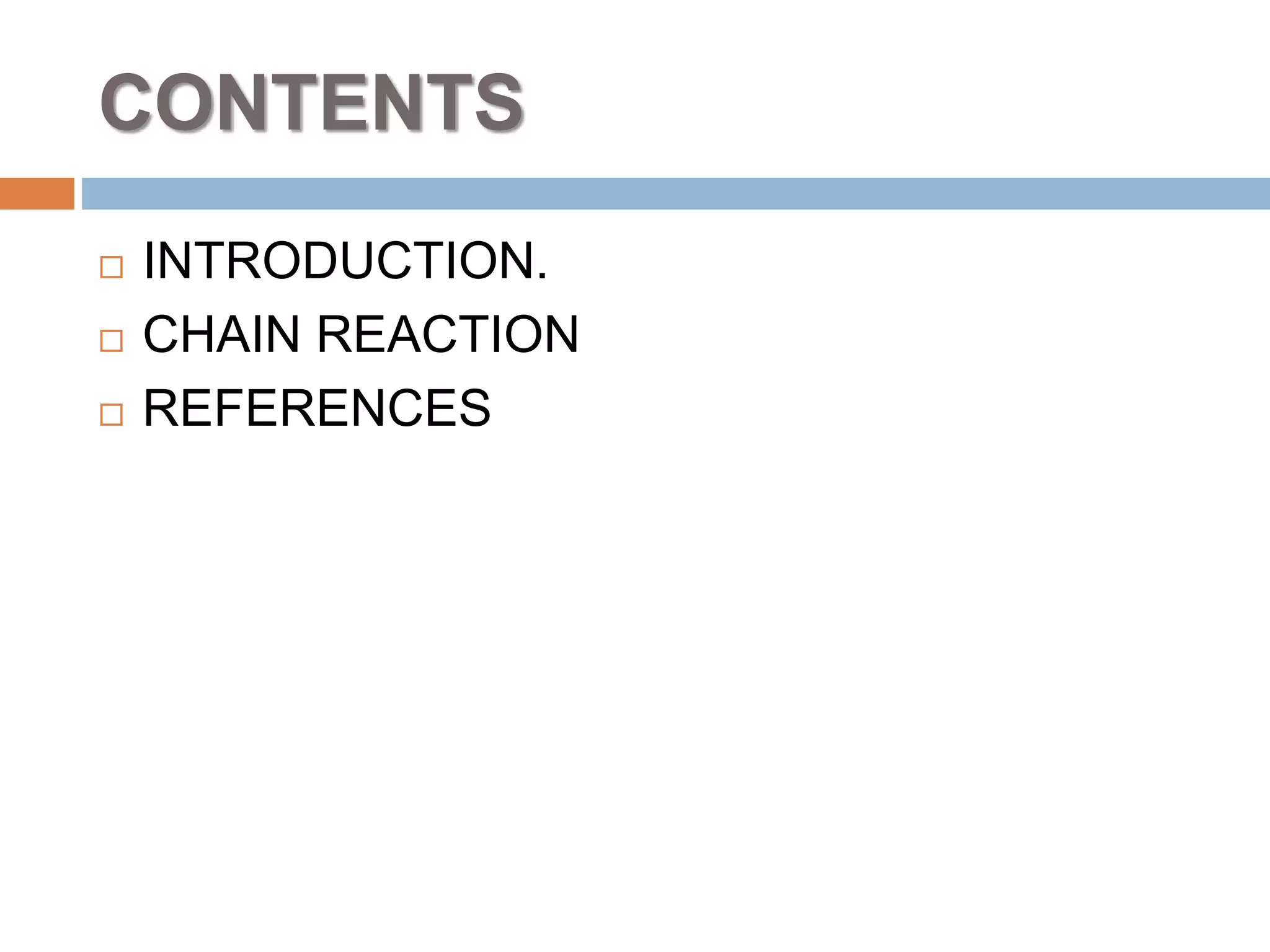 Chain Reactions | PPTX