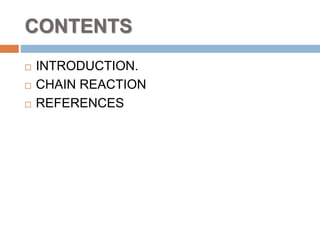 Chain Reactions | PPTX