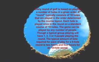 court dimensions & rules and regulations of golf | PPTX