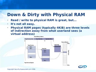 Physical Access Attacks with Firewire | PPT