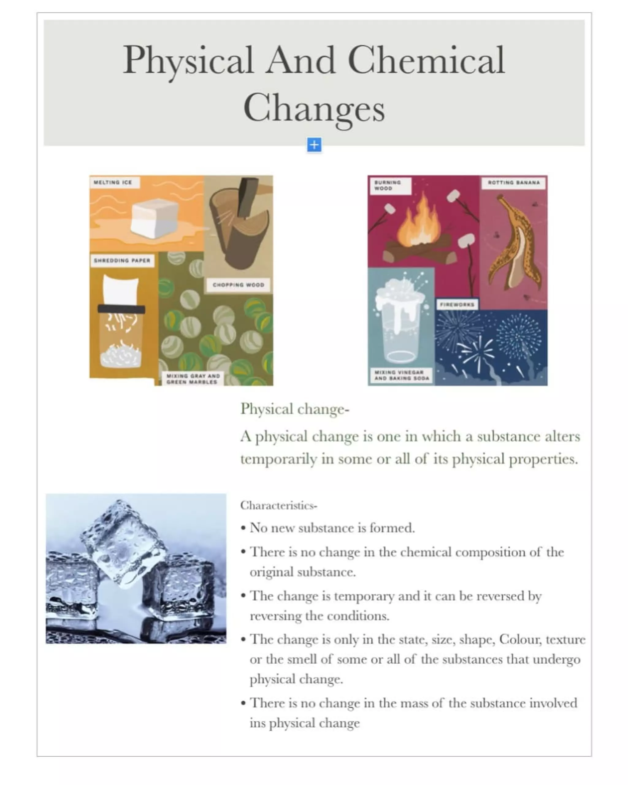Physical chemical-changes | PDF