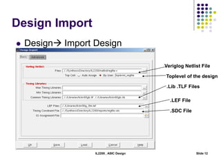 Physical Design, ASIC Design, Standard Cells | PDF
