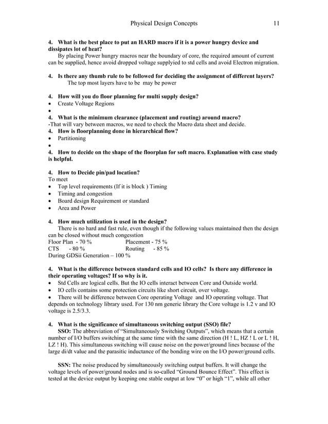 Physical design-complete | PDF