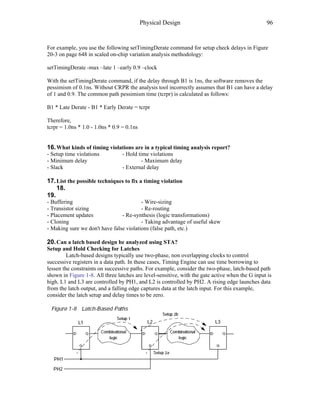 Physical design-complete | PDF