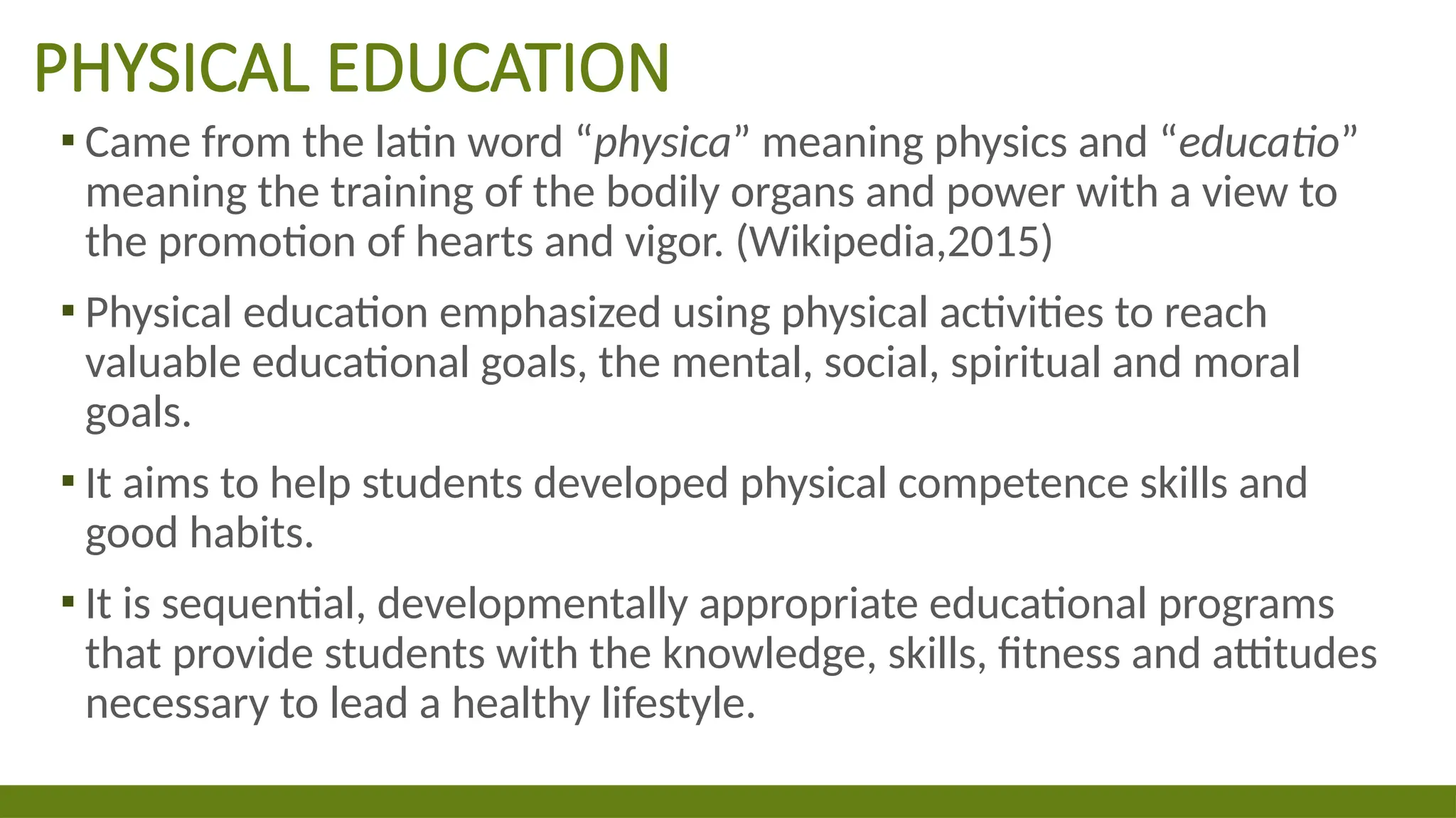 PHYSICAL-EDUCATION. Introduction to sports | PPT