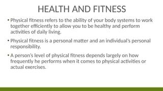 PHYSICAL-EDUCATION. Introduction to sports | PPTX