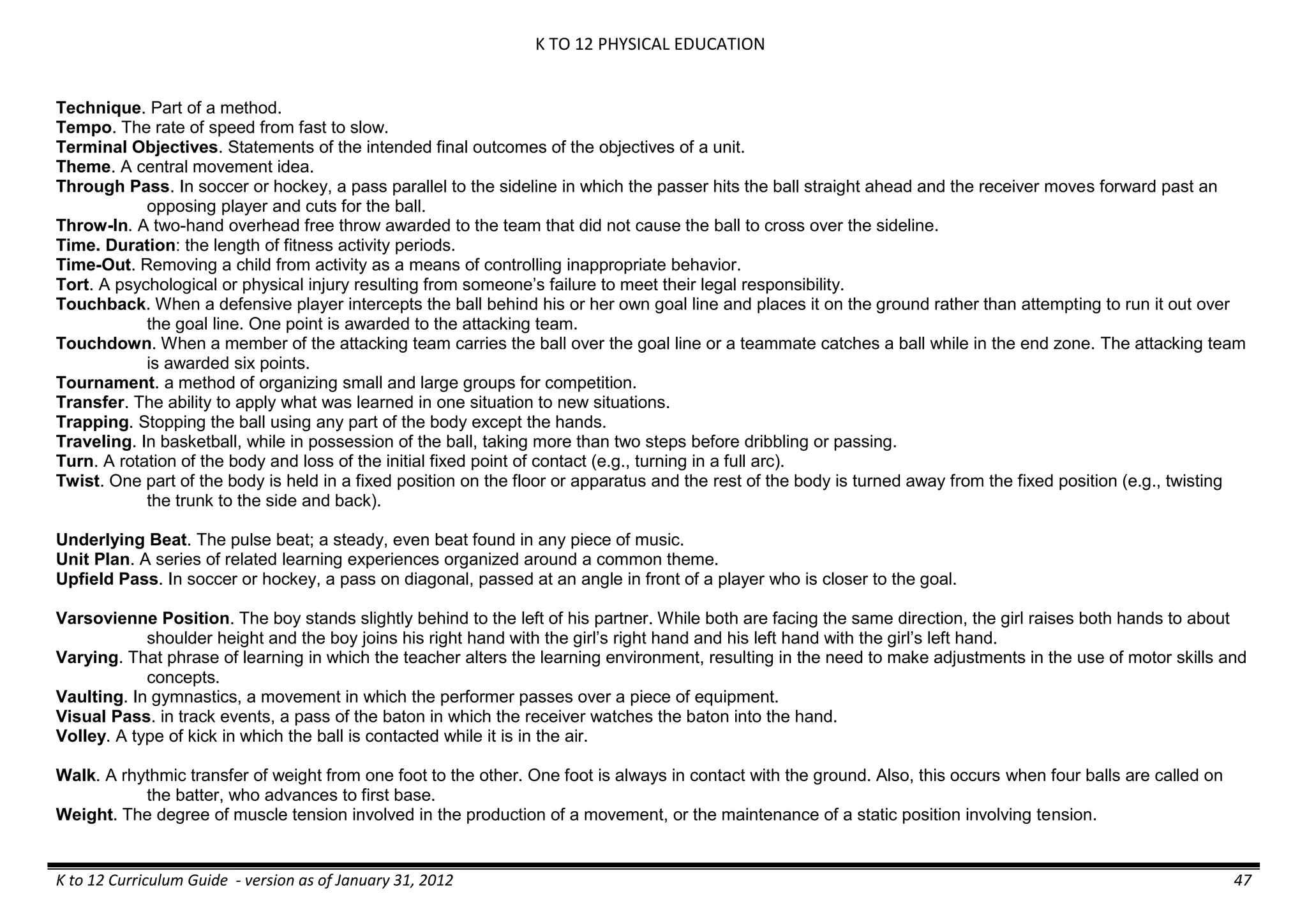 Physical education-k-12-curriculum-guide | PDF