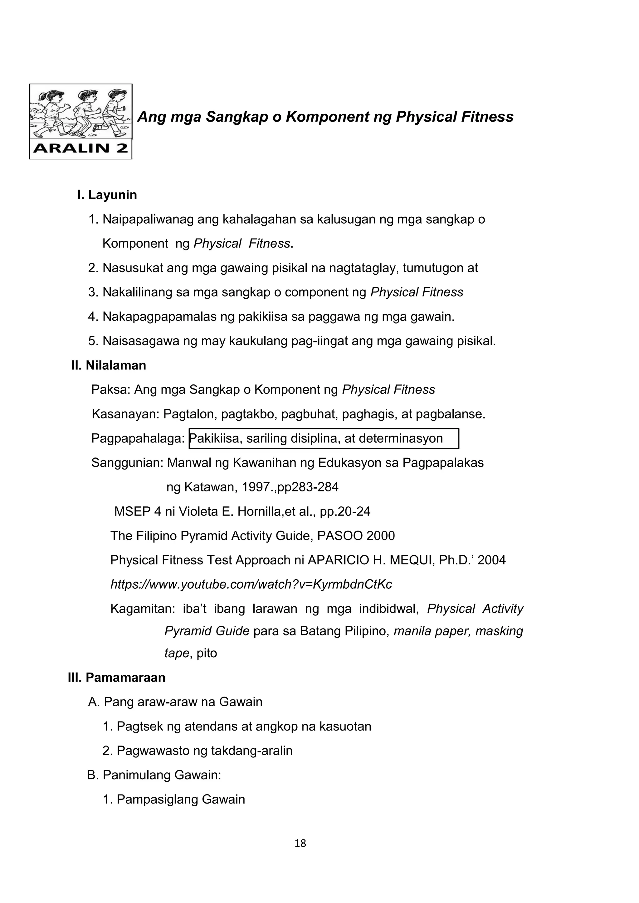 Physical education 5 | PDF