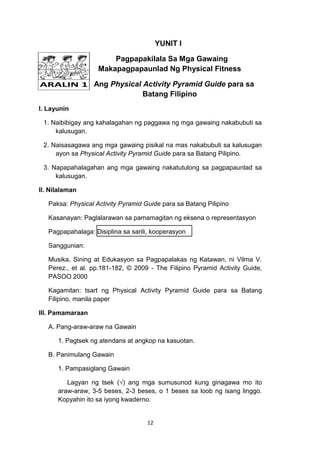 Physical education 5 | PDF