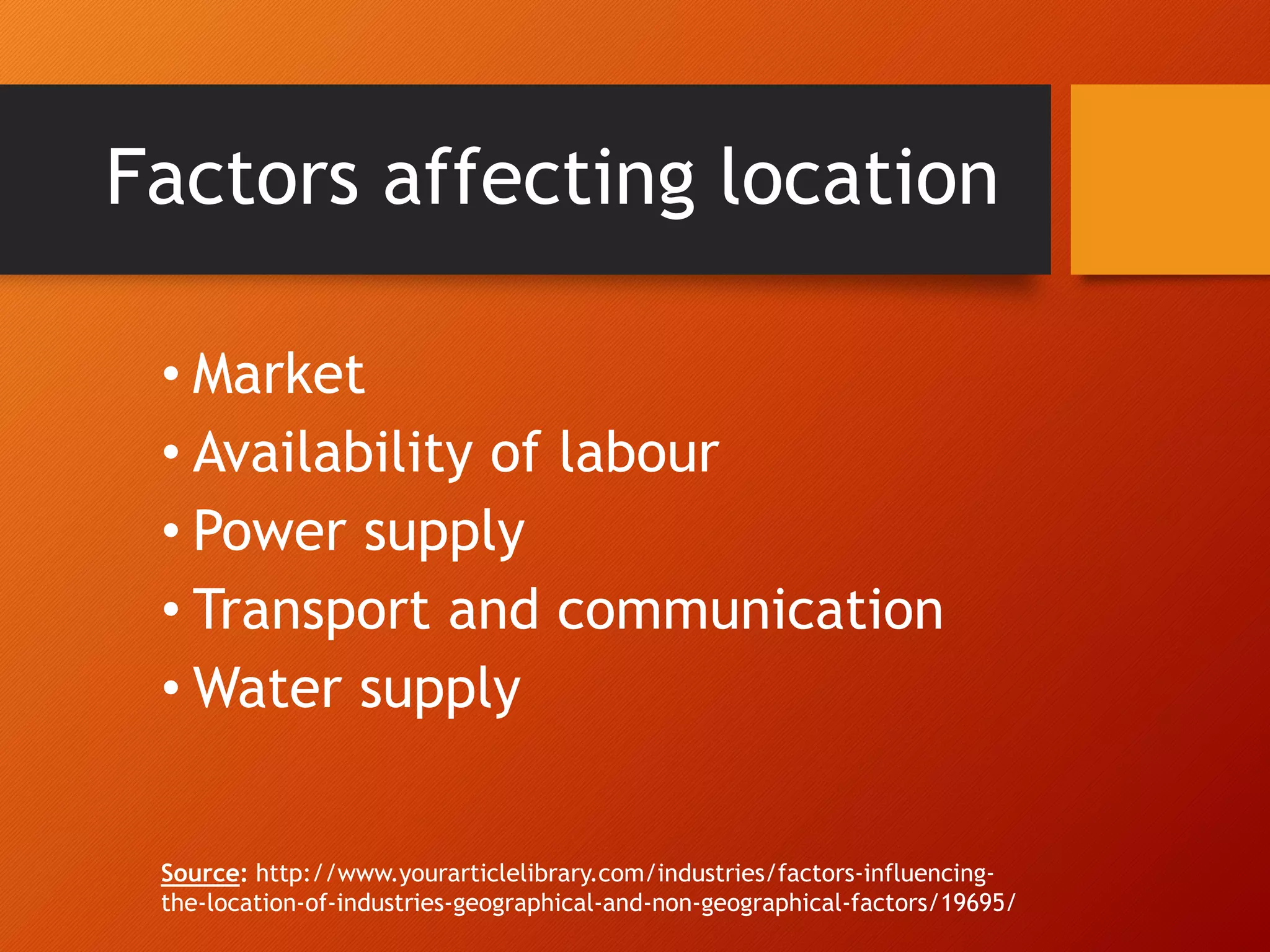 Physical/geographical factors affecting ib | PPTX