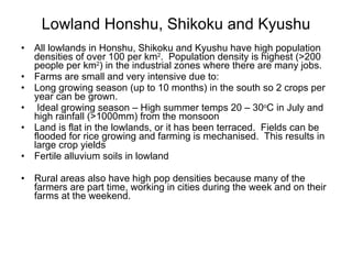 Physical Geography And Population Distribution | PPT | Agriculture ...