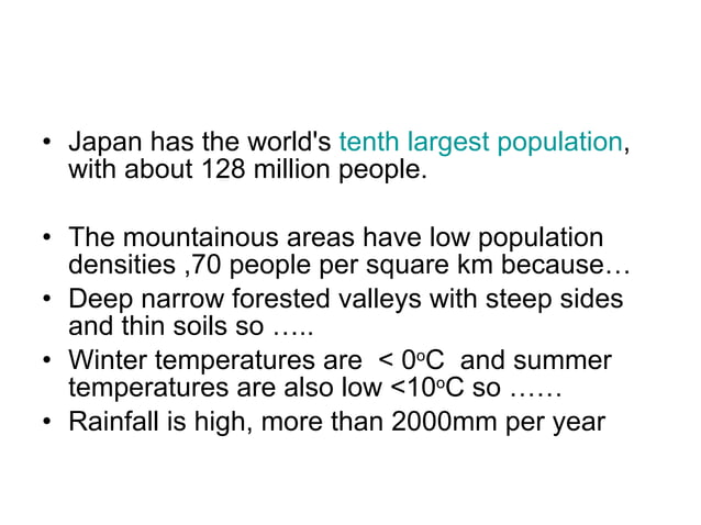 Physical Geography And Population Distribution | PPT | Agriculture ...