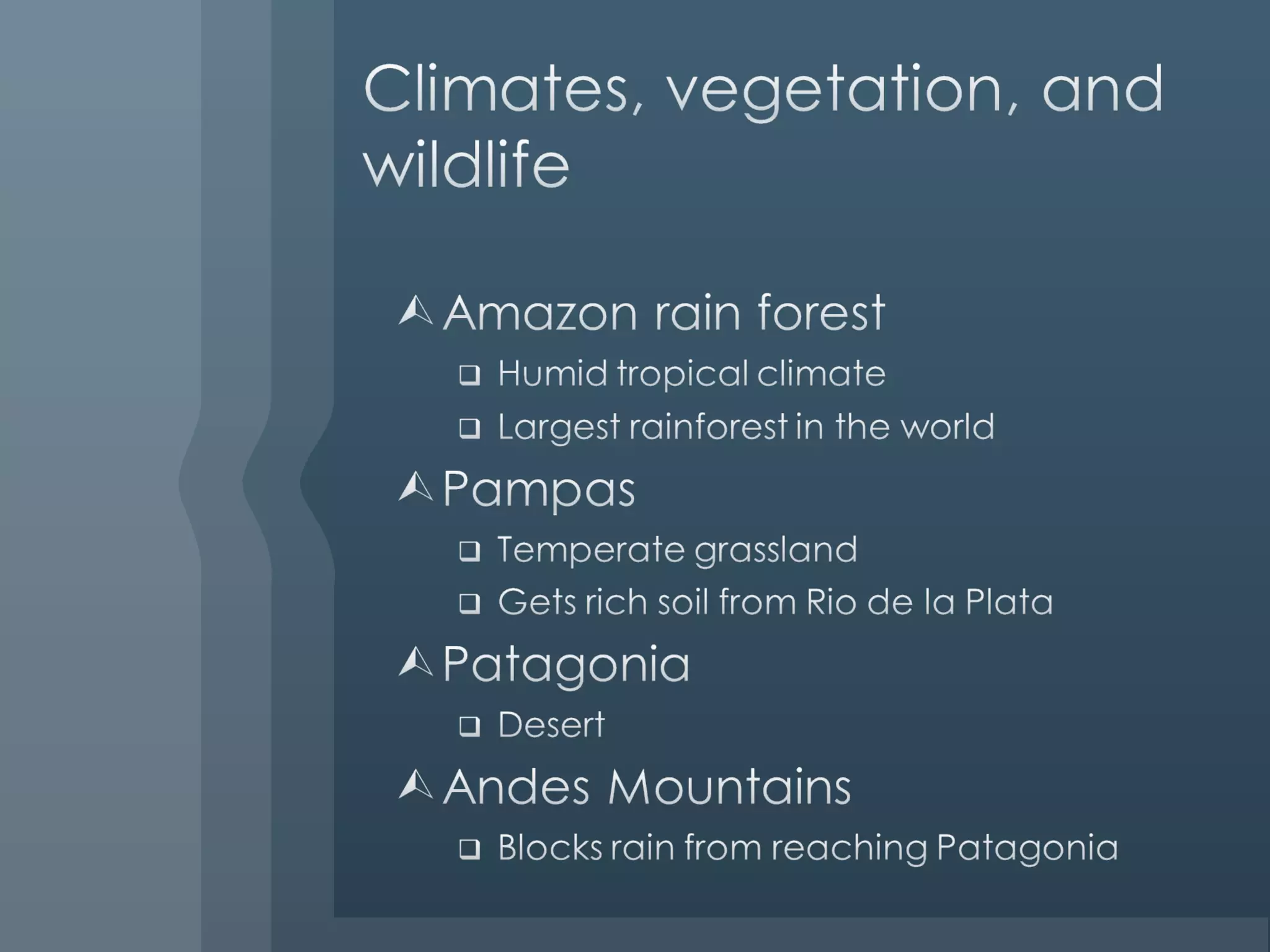 Physical Geography Of South America | PPT