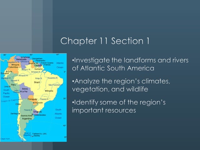 Physical Geography Of South America | PPT