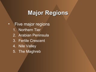 Physical Middle East | PPT