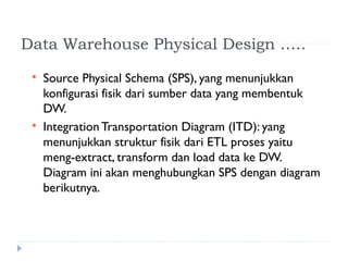 phisycal model datawarehouse using uml | PPT