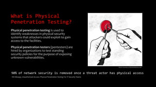 Physical-Penetration-Presentation-Tina-Ellis.pptx | Information and ...