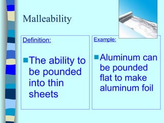 Physical Properties Of Matter | PPT