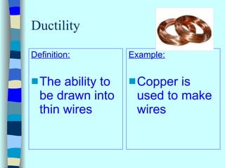 Physical Properties Of Matter | PPT