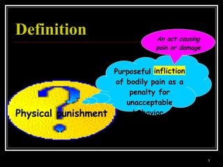 Physical Punishment | PPT | Debated Sensitive Social Issues | Sensitive ...