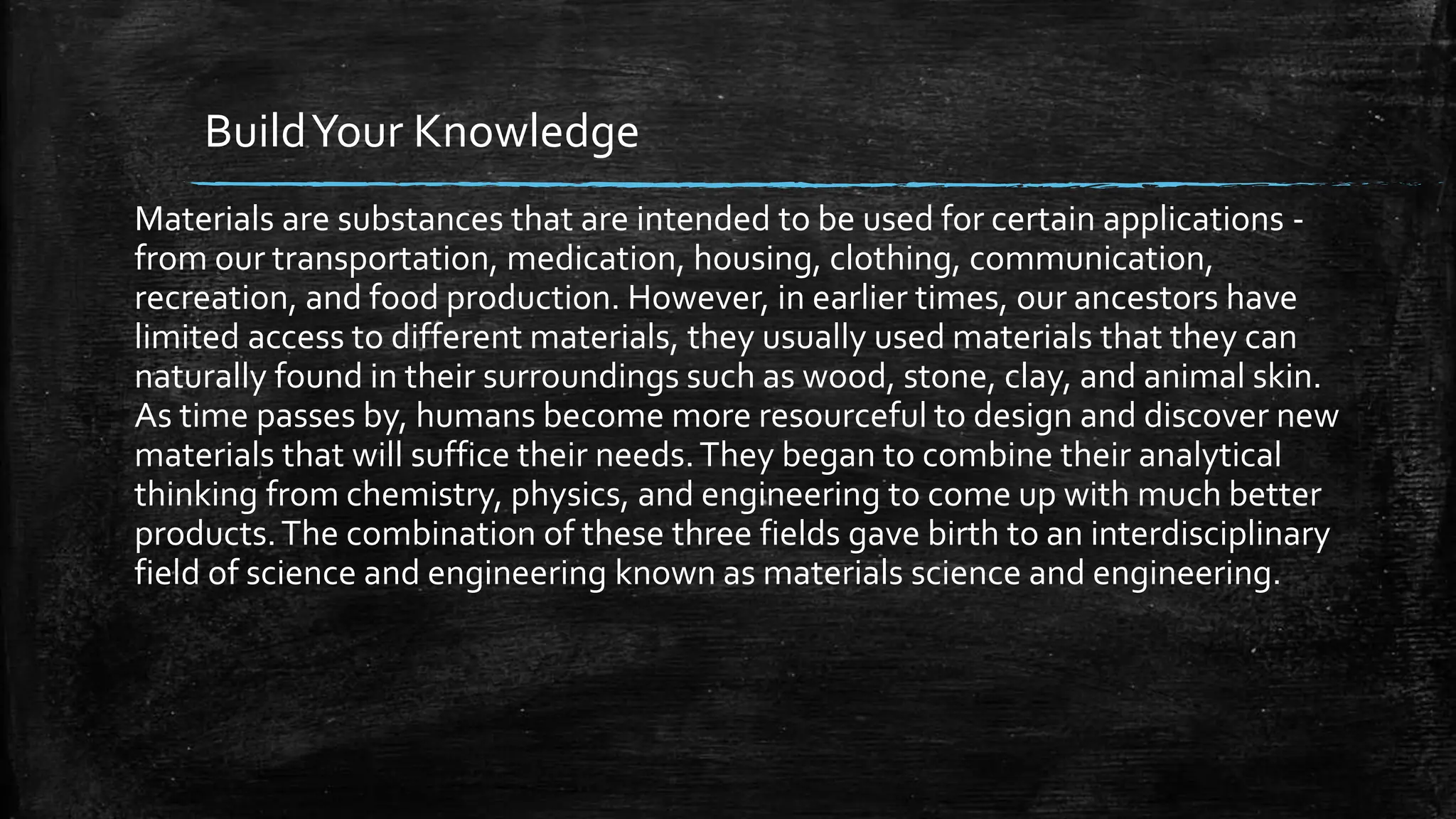 Properties and Structures and Uses of Different Materials | PPTX