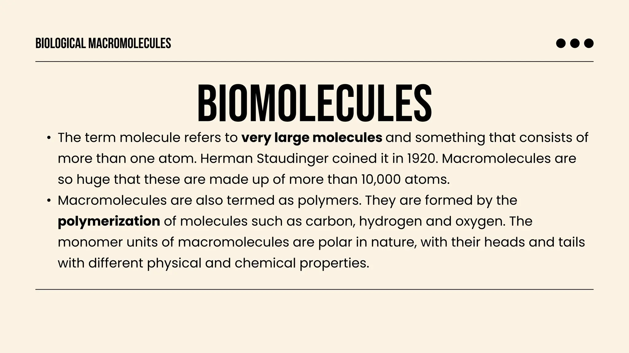 Physical-Science-6-Biomolecules.pptx | Free Download