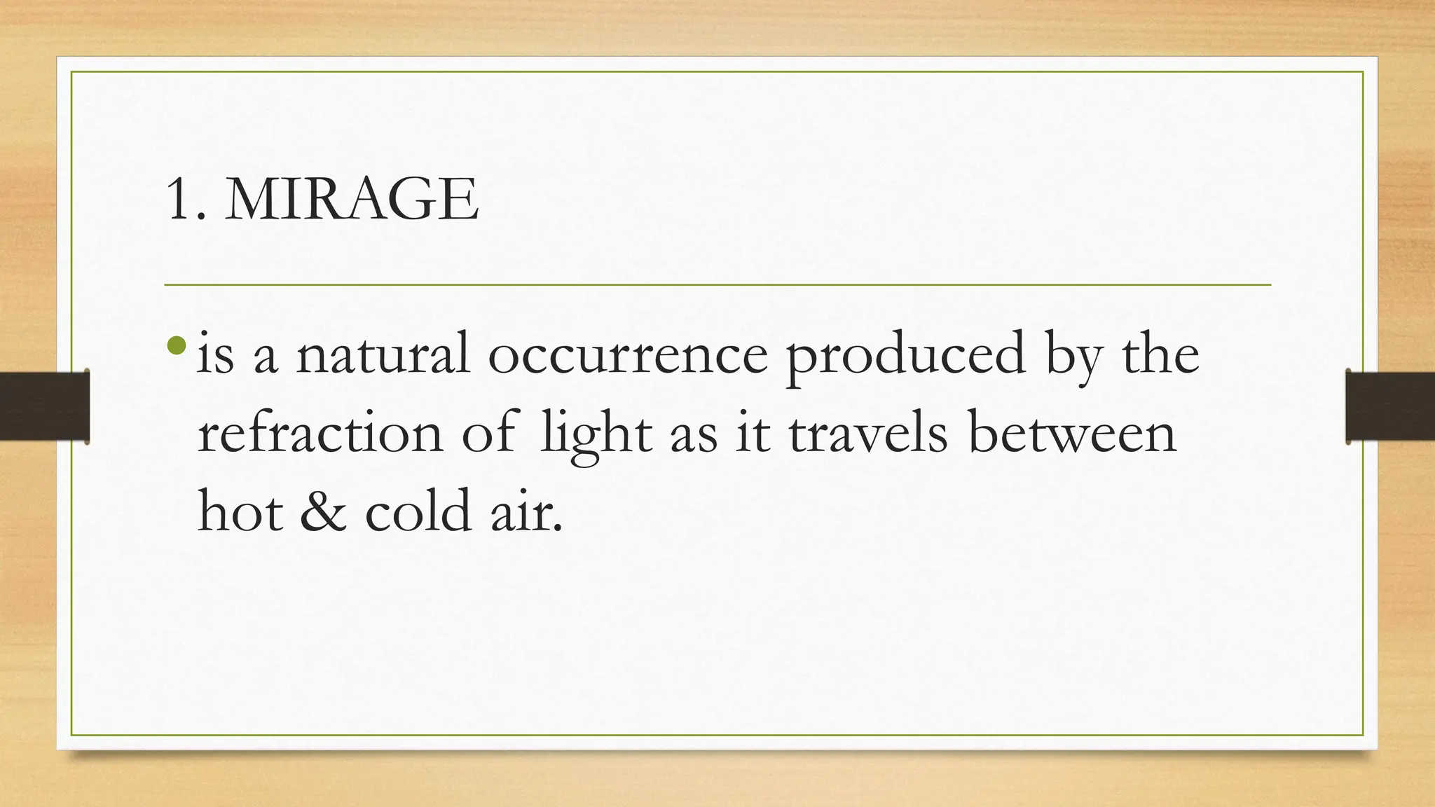 Physical Science: Various Light Phenomena | PPTX