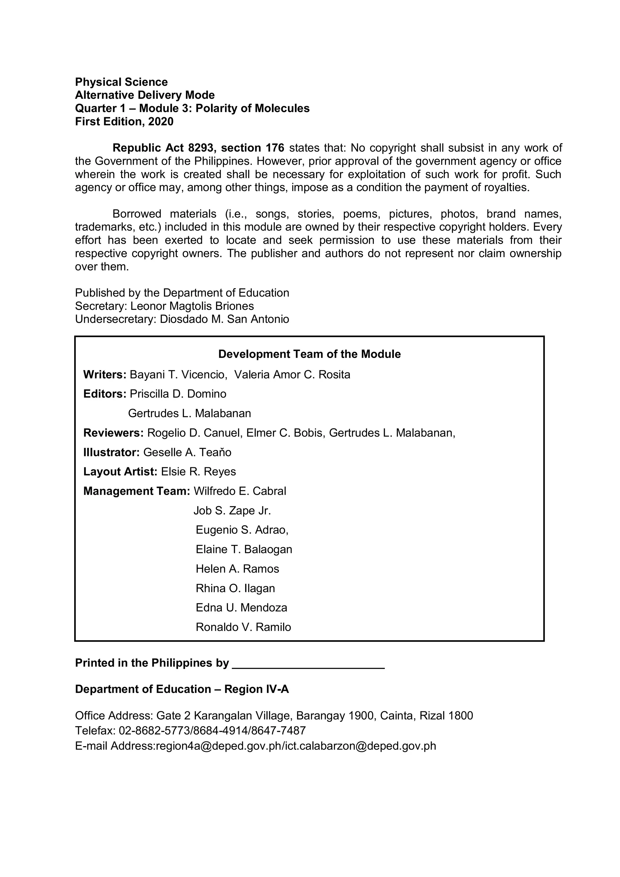 Physical science11 q1-module-3-1_08082020 | PDF