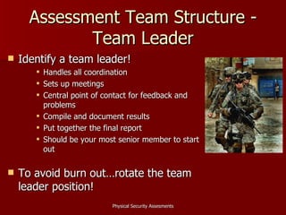 Physical Security Assessments | PPT