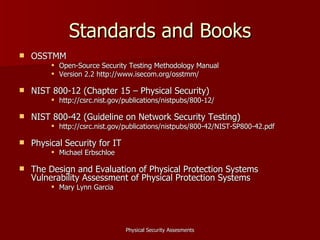 Physical Security Assessments | PPT