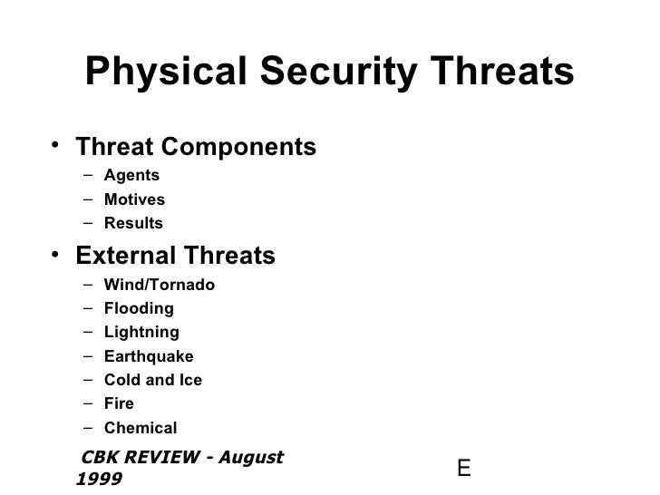 Physical Security Domain