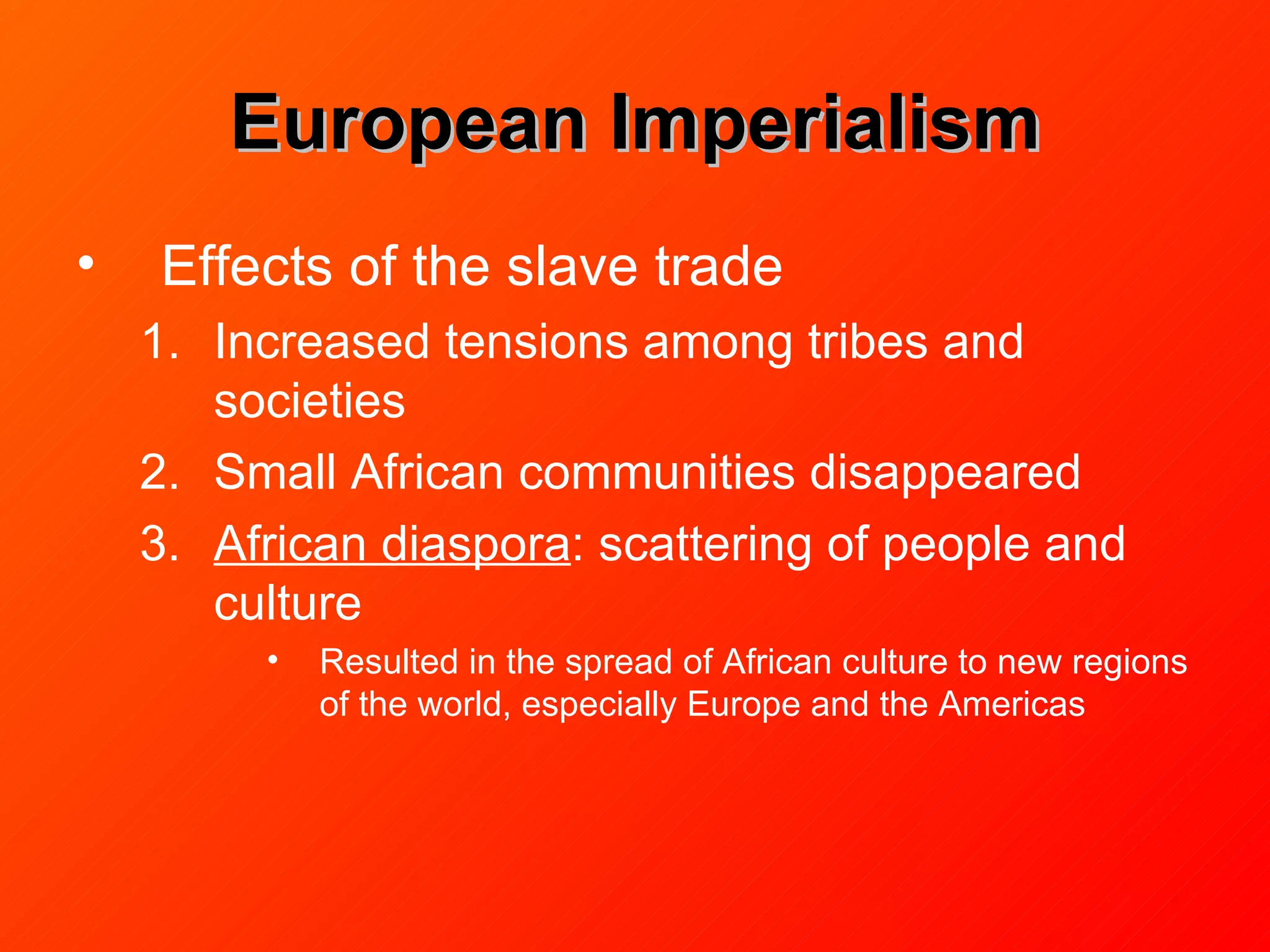 Physical To Imperialism | PPT