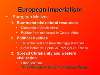 Physical To Imperialism | PPT