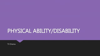 Physical ability | PPT